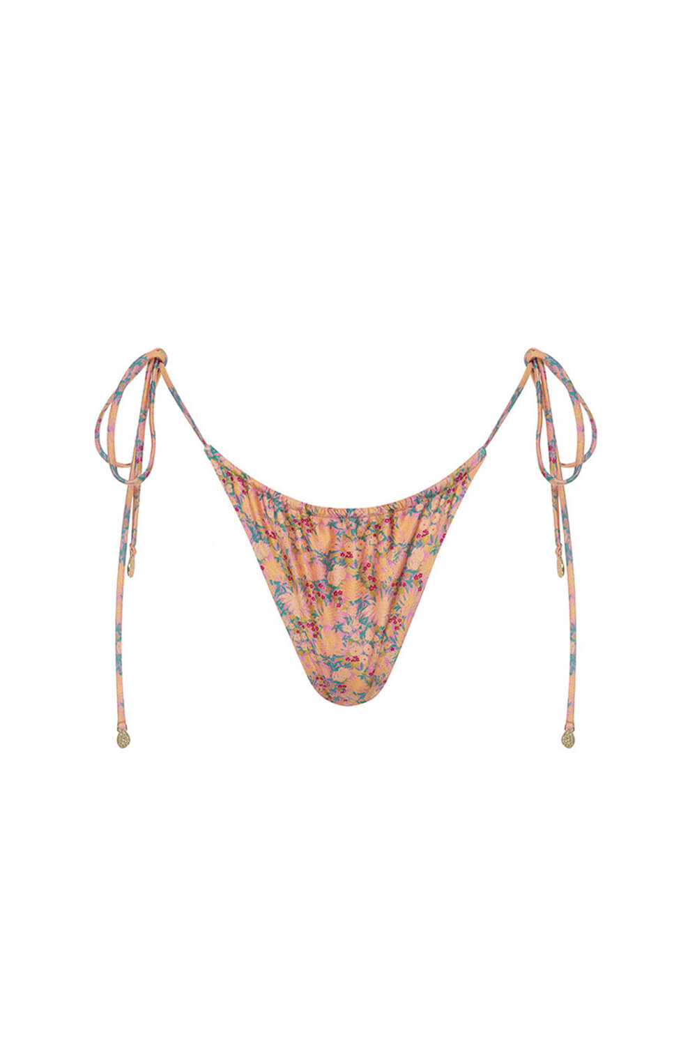 Floral Print Triangle Halter Tie Side Bikini Set – FloralKini