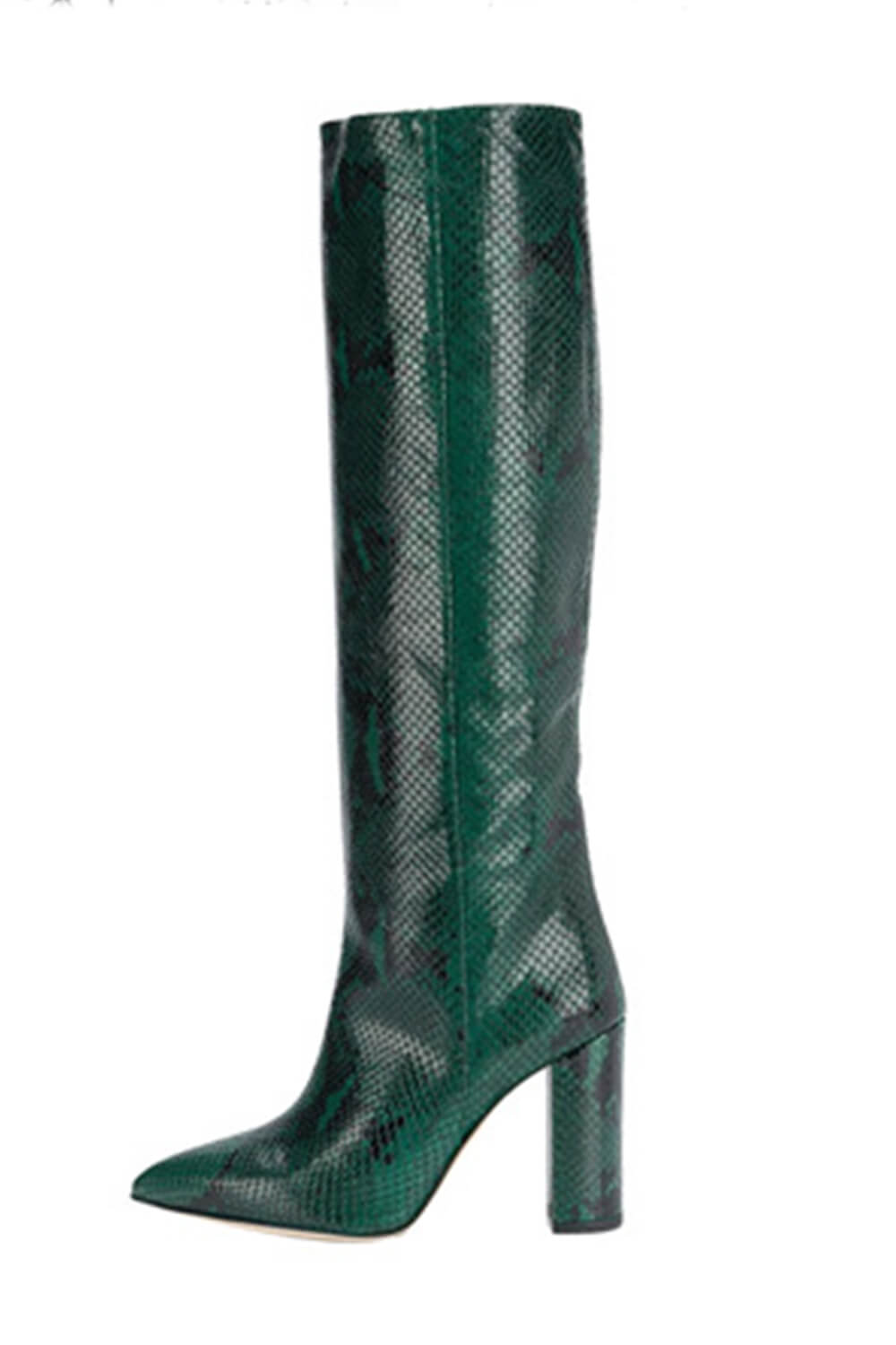 Python Effect Knee High Boots - Green – FloralKini