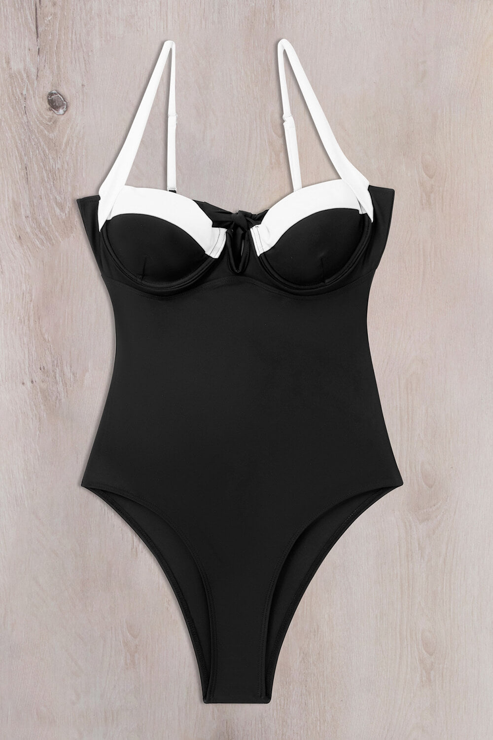 Color Block Underwire One Piece Swimsuit – FloralKini